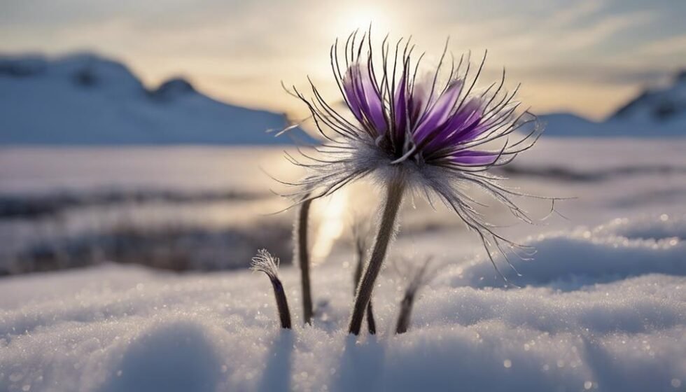 Pasque Flower (Pulsatilla Patens) - Arctic Wildlife Knowledge