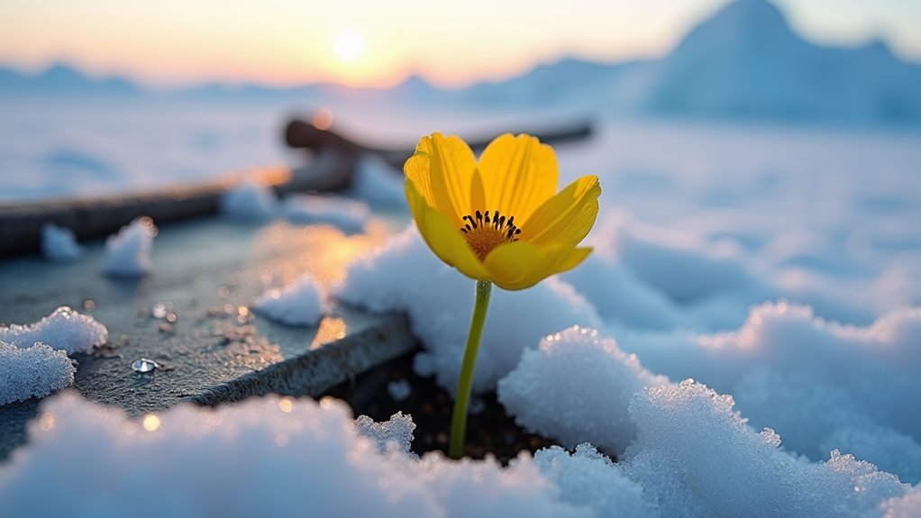 Snow Buttercup (Ranunculus Nivalis)