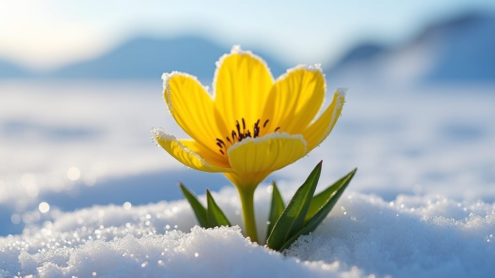 Snow Buttercup (Ranunculus Nivalis)