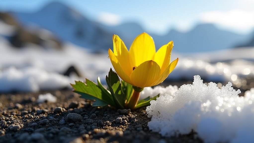 Snow Buttercup (Ranunculus Nivalis)